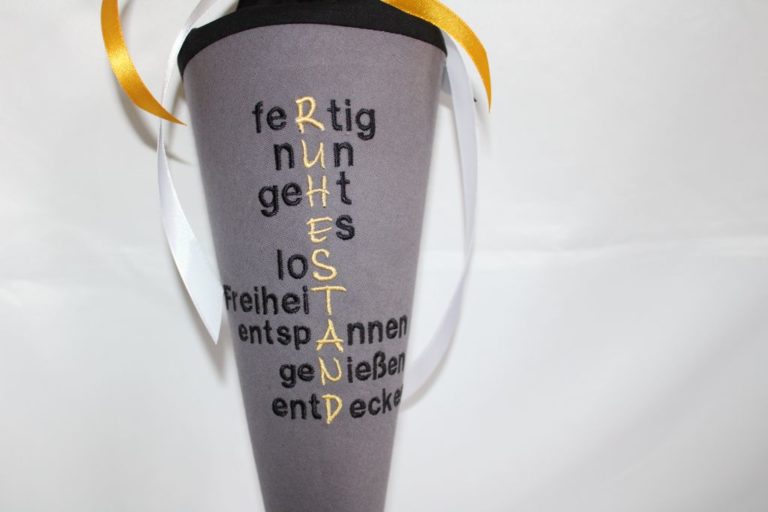 Geschenk zum Ruhestand mit Namen